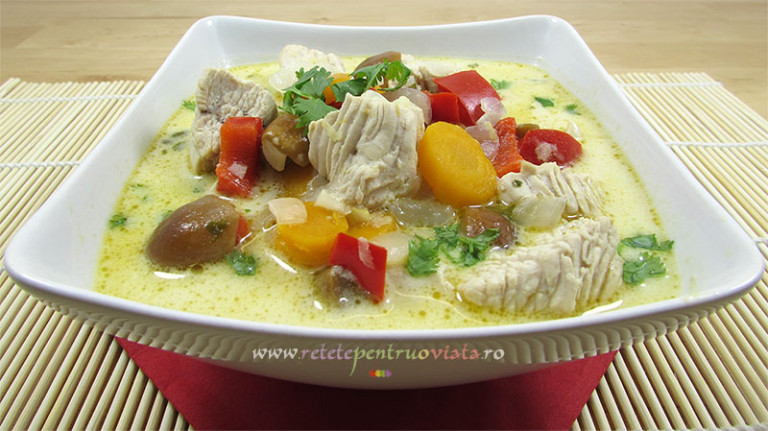 Supa Thailandeza de Pui ⋆ Retete Pentru O Viata
