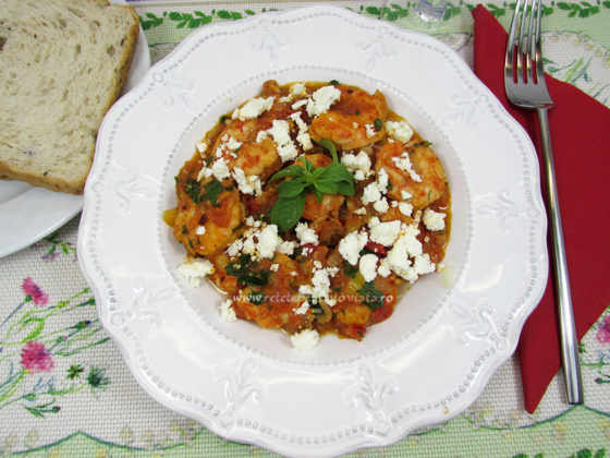 Creveti la Tigaie cu Sos de Rosii ⋆ Retete Pentru O Viata