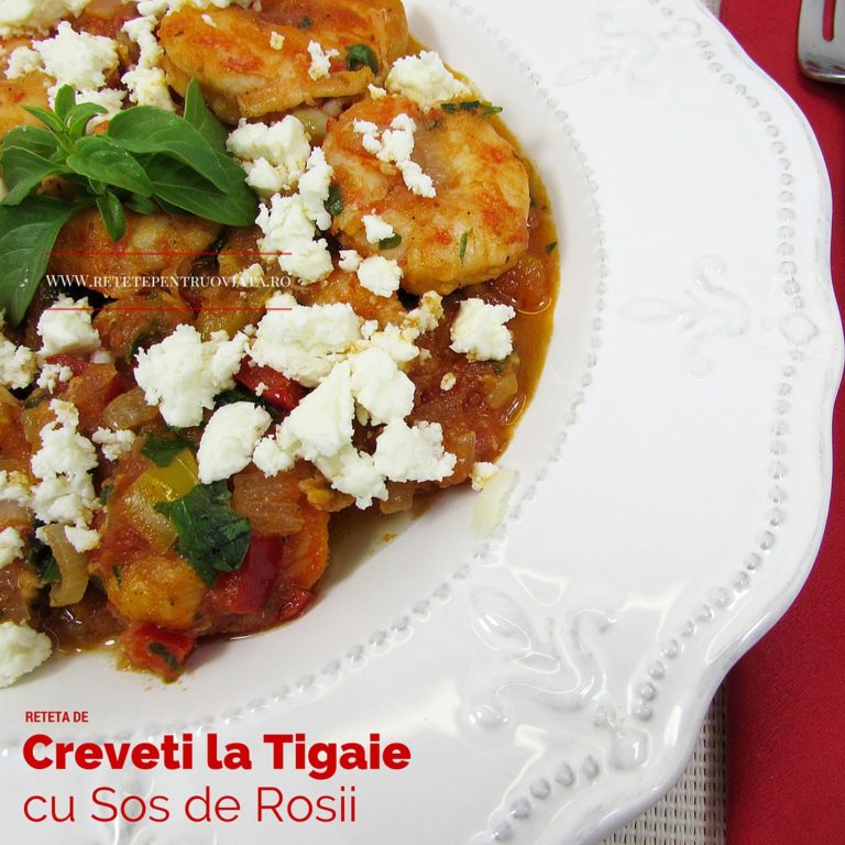 Creveti la Tigaie cu Sos de Rosii ⋆ Retete Pentru O Viata