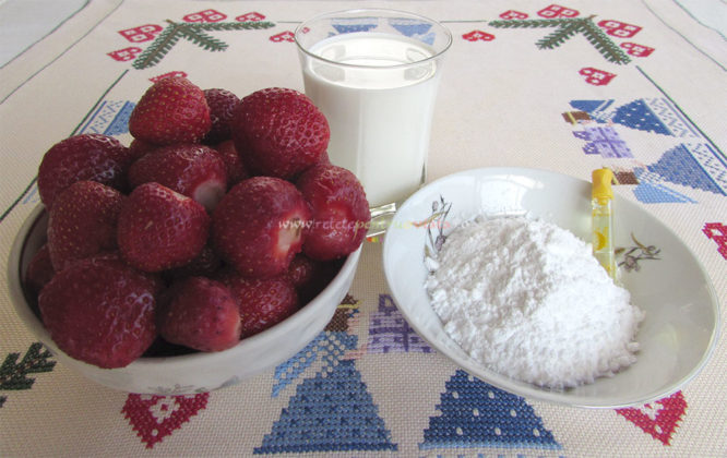 Spuma de Capsuni cu Frisca ⋆ Retete Pentru O Viata