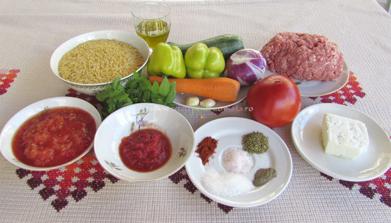 Paste Orzo cu Carne Tocata ⋆ Retete Pentru O Viata