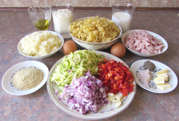 Paste Gratinate cu Sunca si Legume ⋆ Retete Pentru O Viata