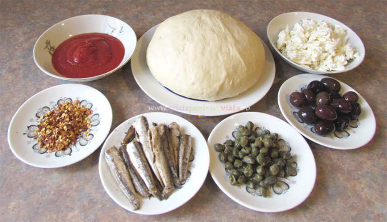 Pizza Arrabiata cu Ansoa si Mozzarella ⋆ Retete Pentru O Viata