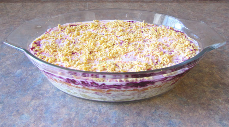 Salata Suba cu Peste Marinat ⋆ Retete Pentru O Viata