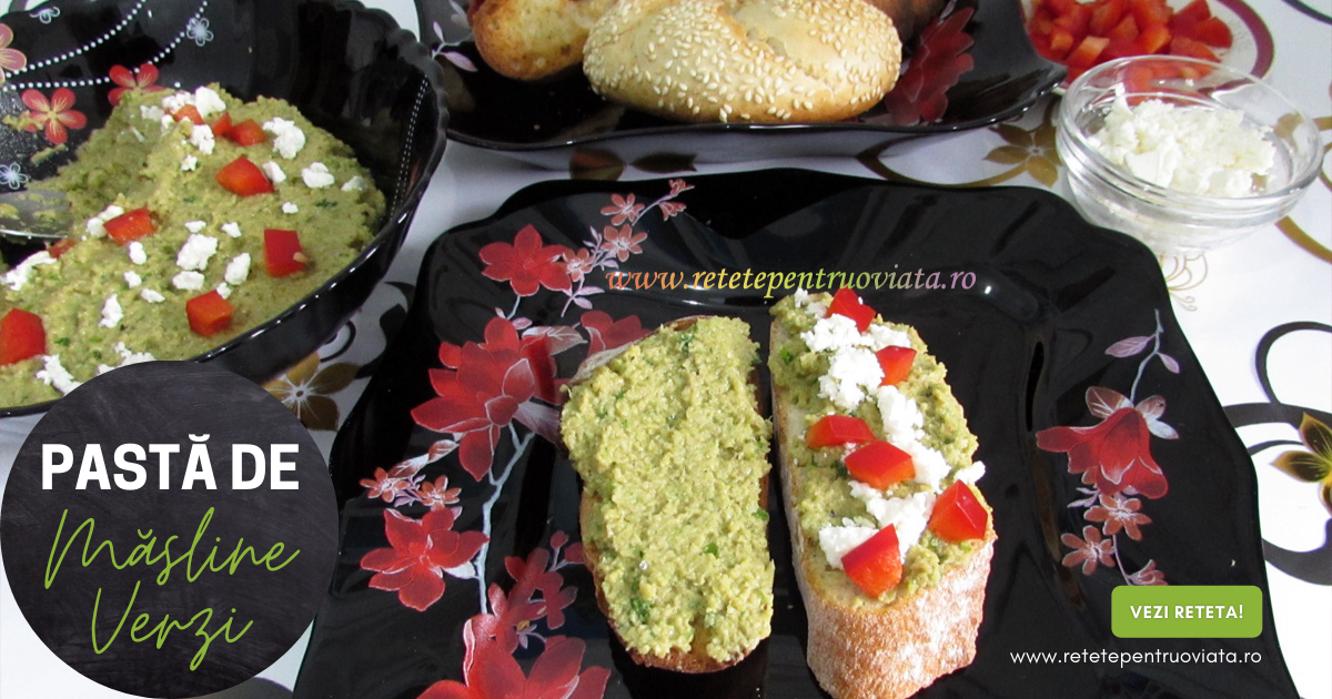 Pasta de Masline Verzi ⋆ Retete Pentru O Viata