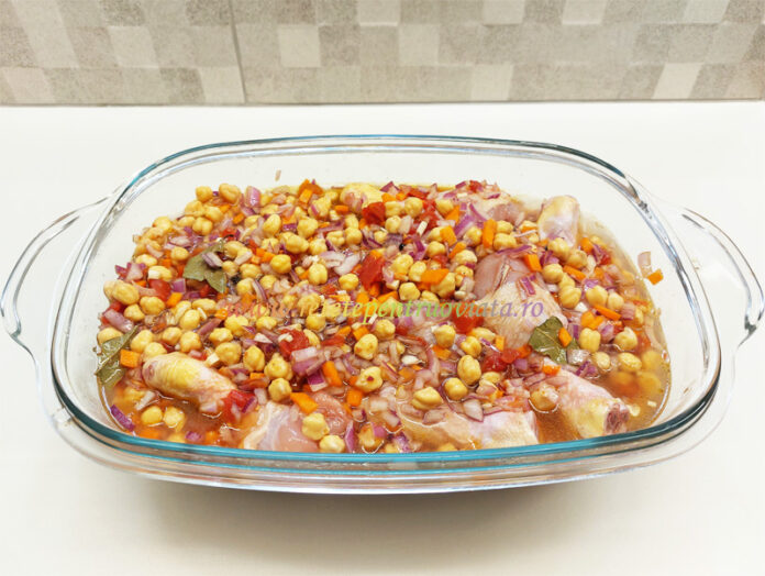 Mancare de Naut cu Pui si Sos de Rosii ⋆ Retete Pentru O Viata