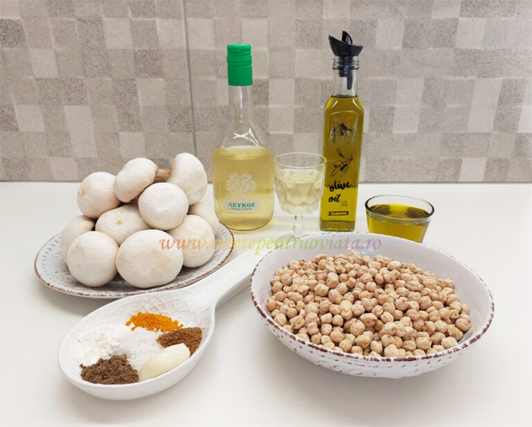 Mancare de Naut cu Ciuperci Proaspete ⋆ Retete Pentru O Viata