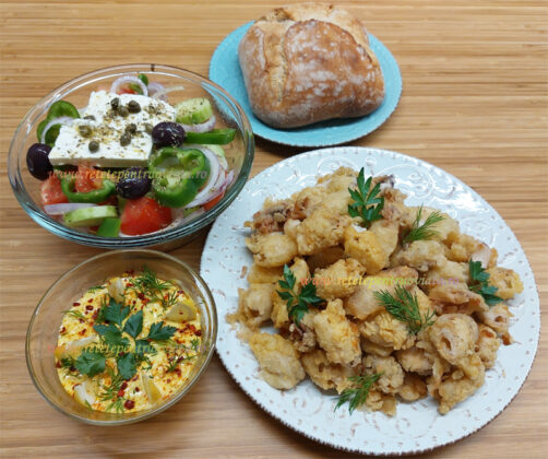Calamari Pane - Calamari Prajiti cu Sos Aioli ⋆ Retete Pentru O Viata