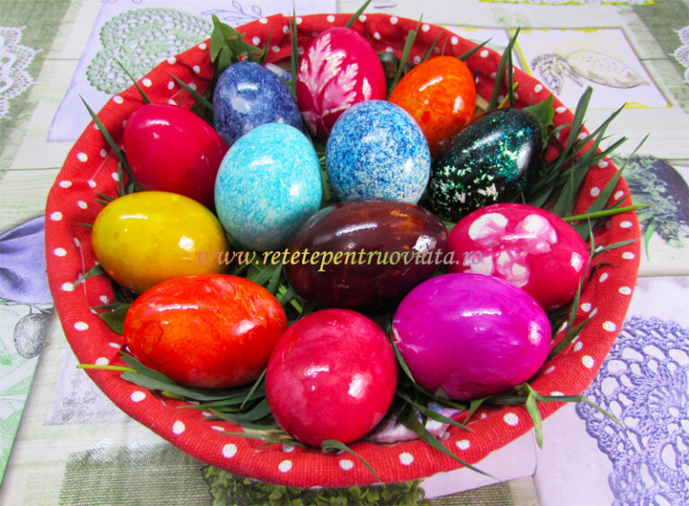 Oua Vopsite Natural - Cum se Vopsesc Ouale de Pasti
