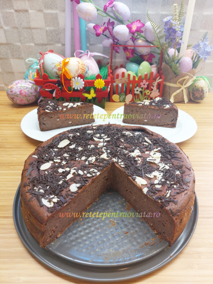 Pasca cu Ciocolata, Branza si Smantana ⋆ Retete Pentru O Viata