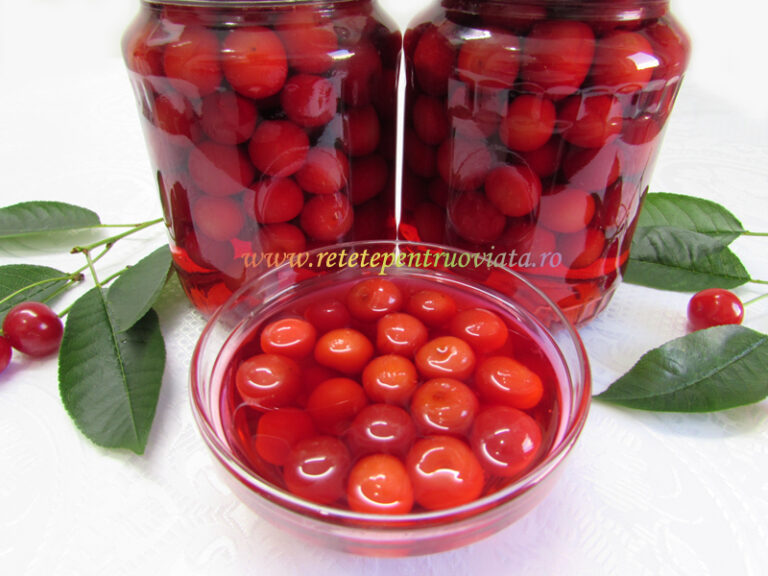 Compot de Visine pentru Iarna fara Conservanti - Reteta Pas cu Pas