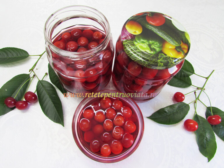 Compot de Visine pentru Iarna fara Conservanti - Reteta Pas cu Pas