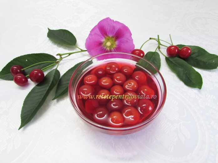 Compot de Visine pentru Iarna fara Conservanti - Reteta Pas cu Pas
