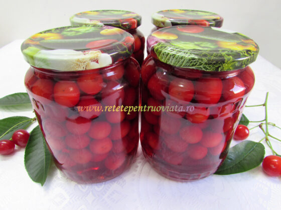 Compot de Visine pentru Iarna fara Conservanti - Reteta Pas cu Pas